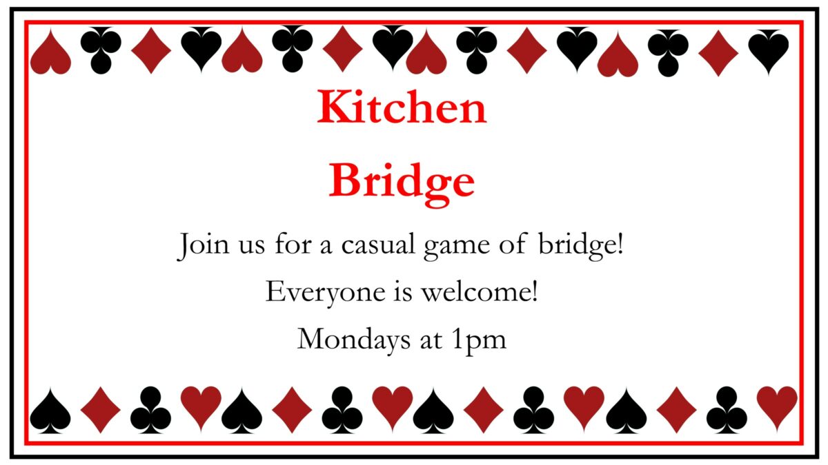 Events Calendar - North Bay Golden Age Club